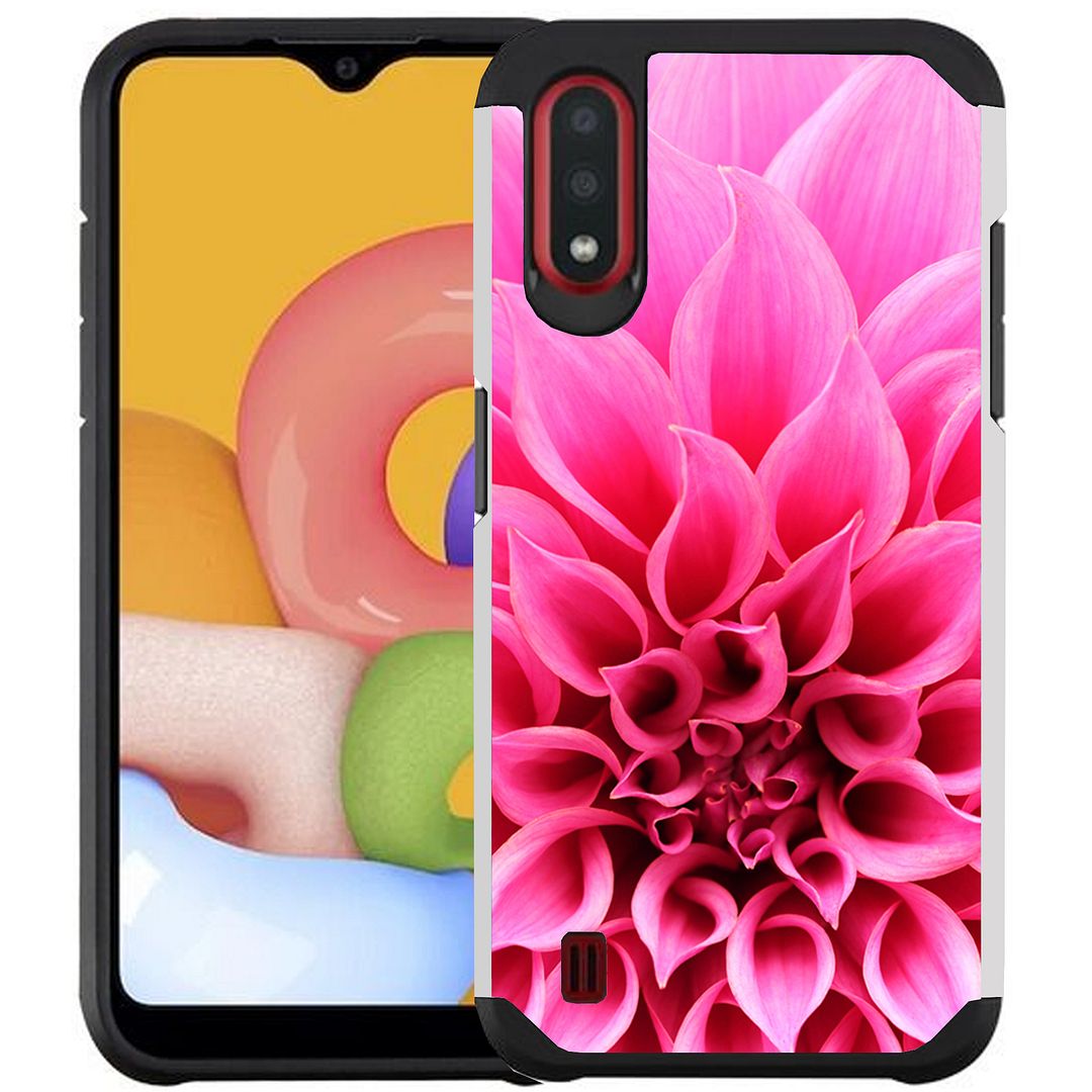 Samsung Galaxy A01 Case - Colorful Design Hybrid Armor Case Shockproof ...