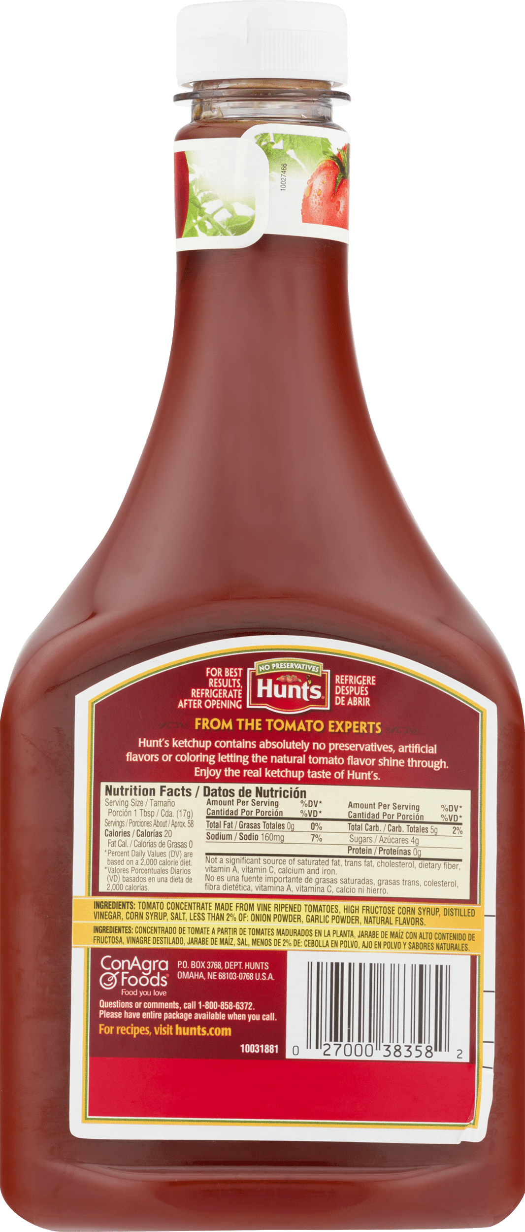 Hunt39s Tomato Ketchup 24 Oz 1 Lb 8 Oz 680 G Food