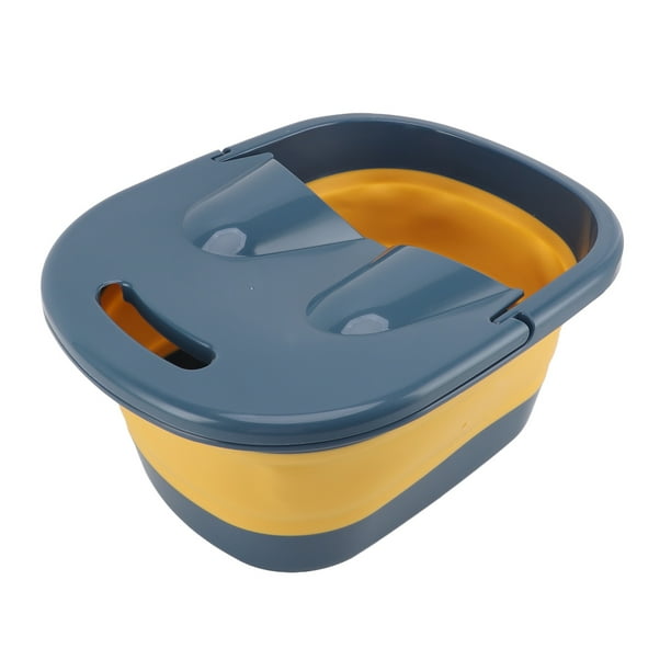 Foot Bath Collapsible Soak Tub With Handle Plastic Foot Bucket With ...