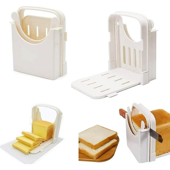 Adjustable Bagel Bread Slicer Toast Loaf Cutter Sandwich Slicing Tool ...