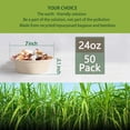 24 Oz Disposable Paper Bowls - Heavy Duty Made from Natural Bagasse for ...