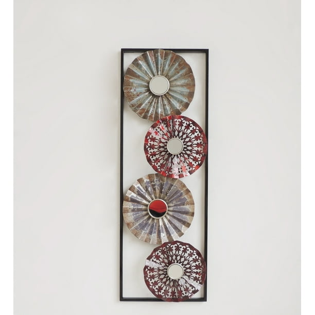 New All American Collection Modern Chic Aluminum/ Metal Wall Decor with ...