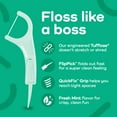 Plackers Micro Line Dental Floss Picks, Fold-Out FlipPick, Tuffloss, Fresh Mint, 300 Count ...