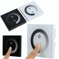 12V-24V Glass Touch Panel LED Light Dimmer Smart Controller Wall ...