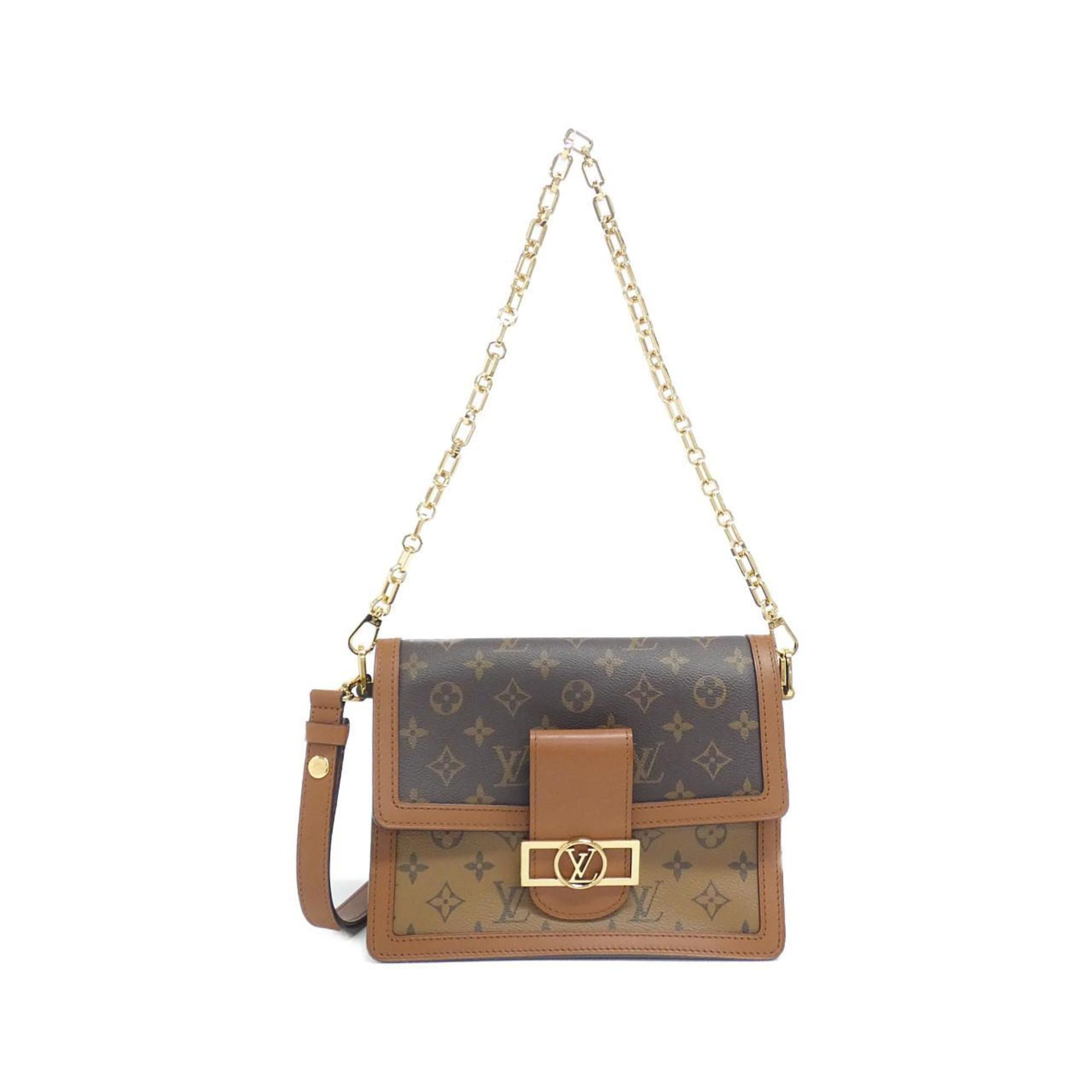 Pre-Owned Louis Vuitton Monogram Reverse Dauphine MM M44391 Shoulder ...