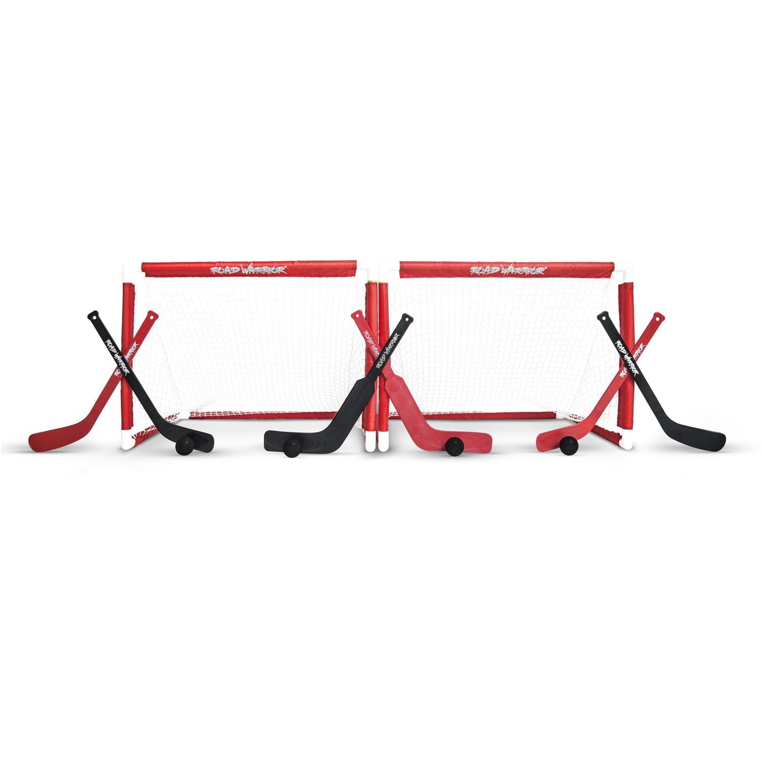 Click here for Road Warrior - Mini Hockey Two Goal Combo Set Mini prices