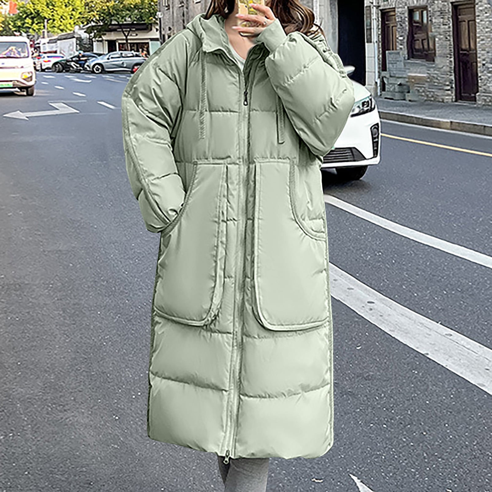 Click here for Jsaierl Womens Long Winter Puffer Coat With Deep P... prices