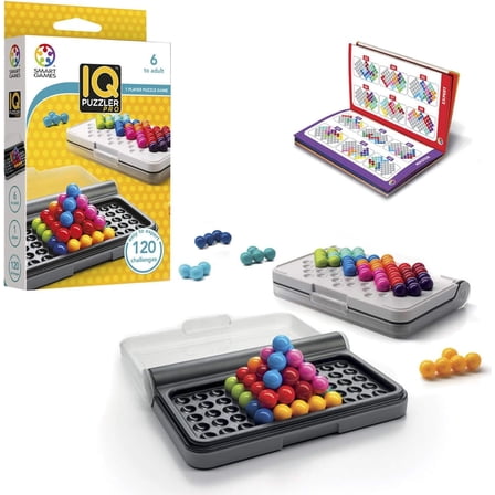 SmartGames Interactive Board Game IQ Circuit & IQ Arrows Bundle, 240 ...
