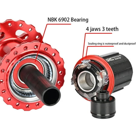 Bearing Hub Compact Size No Burrs Reduce Friction Cycling Supplies ...