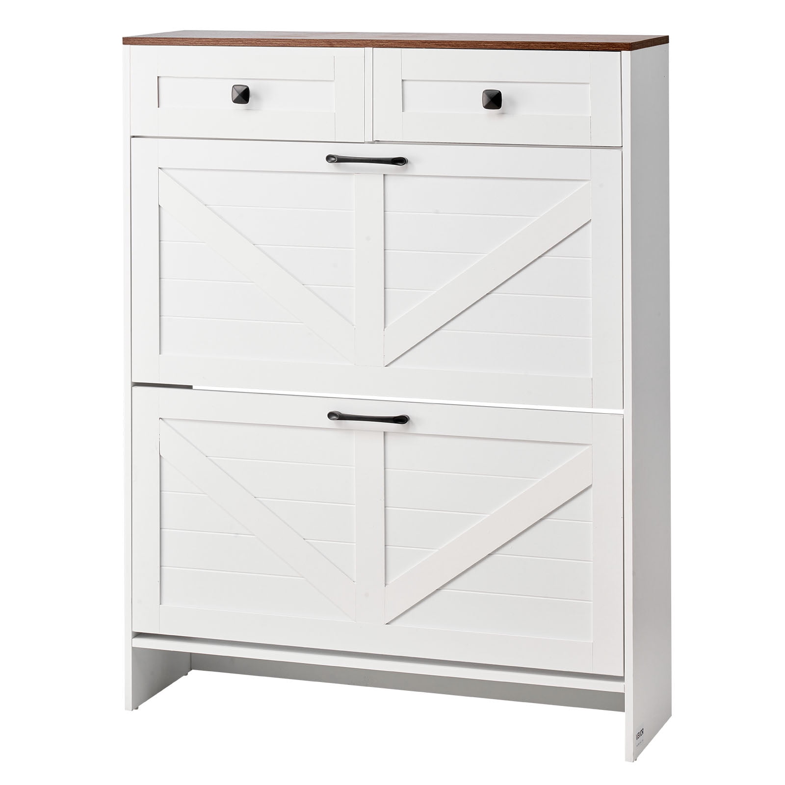 Click here for Vevor Shoe Cabinet With 2 Flip Drawers  Farmhouse... prices