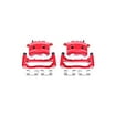 Power Stop Front Pair of Red Powder Coated Calipers S5474 - Walmart.com