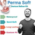 Perma Soft - Long-Lasting Denture Reline Kit for Upper and Lower ...
