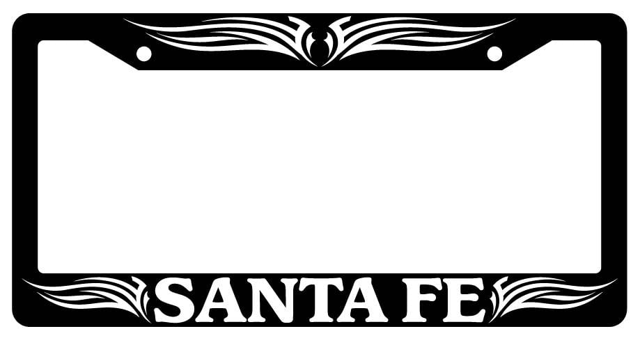 Santa Fe Tribal 1 Black Plastic License Plate Frame - Walmart.com