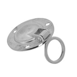 50mm Round Flush Ring Handle Pull Cupboard Floor Door Basement Loft ...
