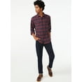 Free Assembly Men's Two-Pocket Flannel Shirt - Walmart.com