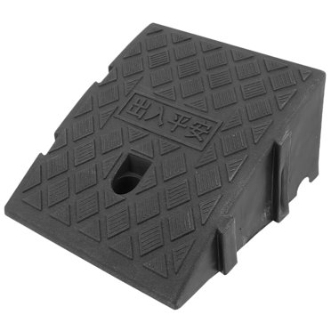 5 Ton Rubber Curb Ramp - 4" Height - End Caps - Portable - Electriduct ...