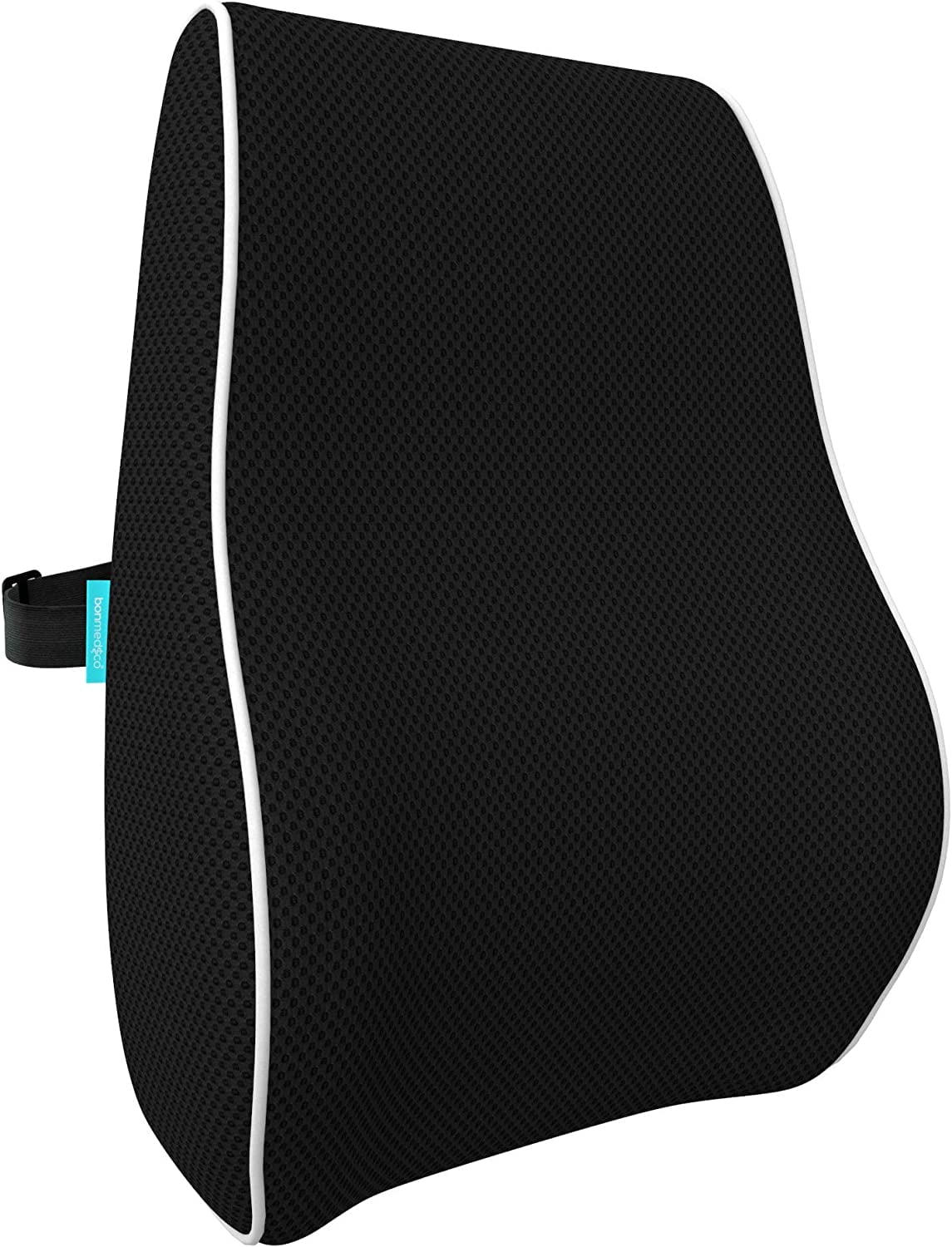 Bonmedico Back Support Pillow Posture And Lumbar Support Ergonomic Memory Foam Black
