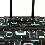 Retro Square Carry-On Rolling Luggage - Walmart.com
