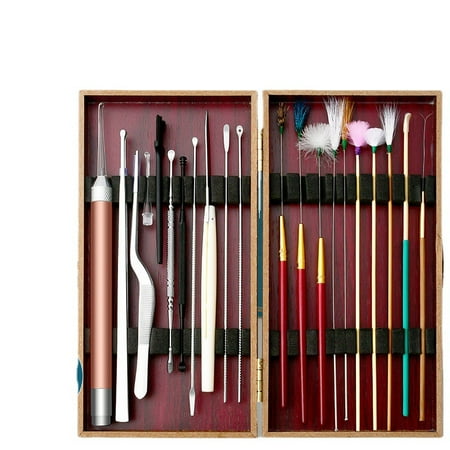 HUACA 20-Pack Ear Wax Removal Kit Ear Brush, Ear Cleaning Tool Kit ...