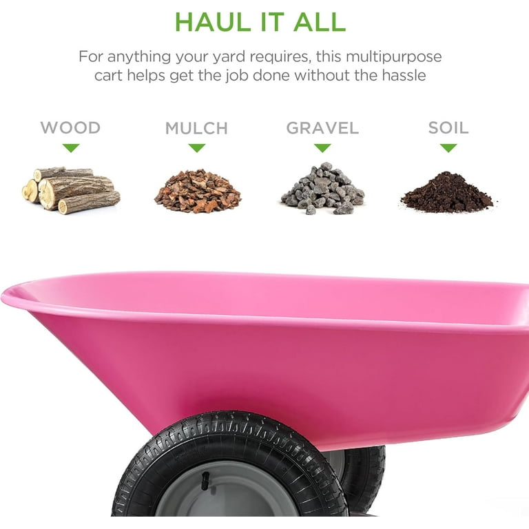 Wheelbarrows On Clearance Small Wheelbarrow Ironmax Garden Dual Wheel ...