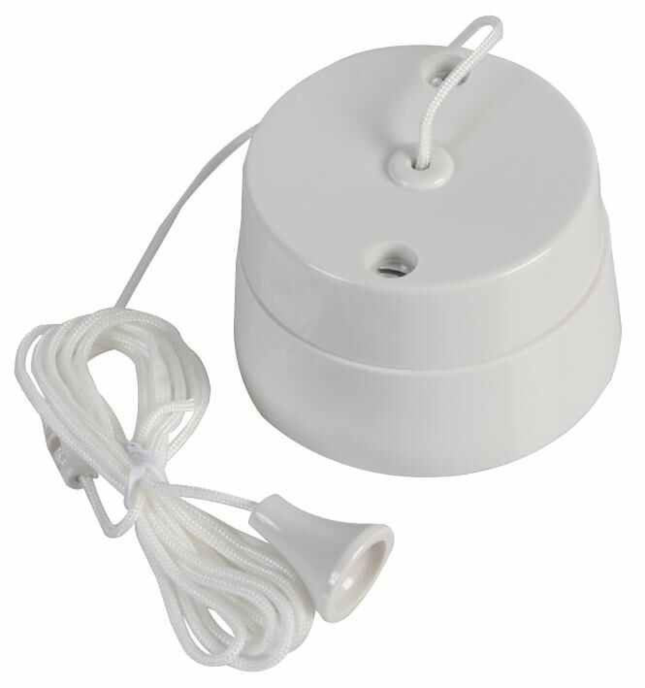 CRABTREE - 6A 1 Way SP Ceiling Switch Pull Cord - Walmart.com