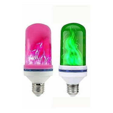 1Pack LED Flame Effect Fire Light Bulb E26 Simulated Nature Flicker ...