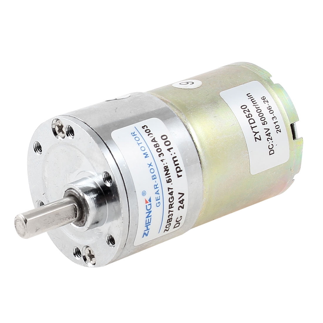 DC 24V 100 RPM High Speed Metal Gear Box Gearbox Electric Motor ...