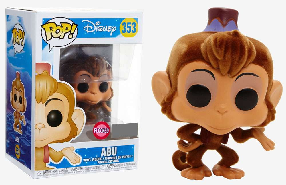 Aladdin Funko POP! Disney Abu Vinyl Figure [Flocked] - Walmart.com