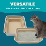 LumaKa Pets Disposable Cat Litter Boxes, Large, 5-Pack, Leak-Resistant ...