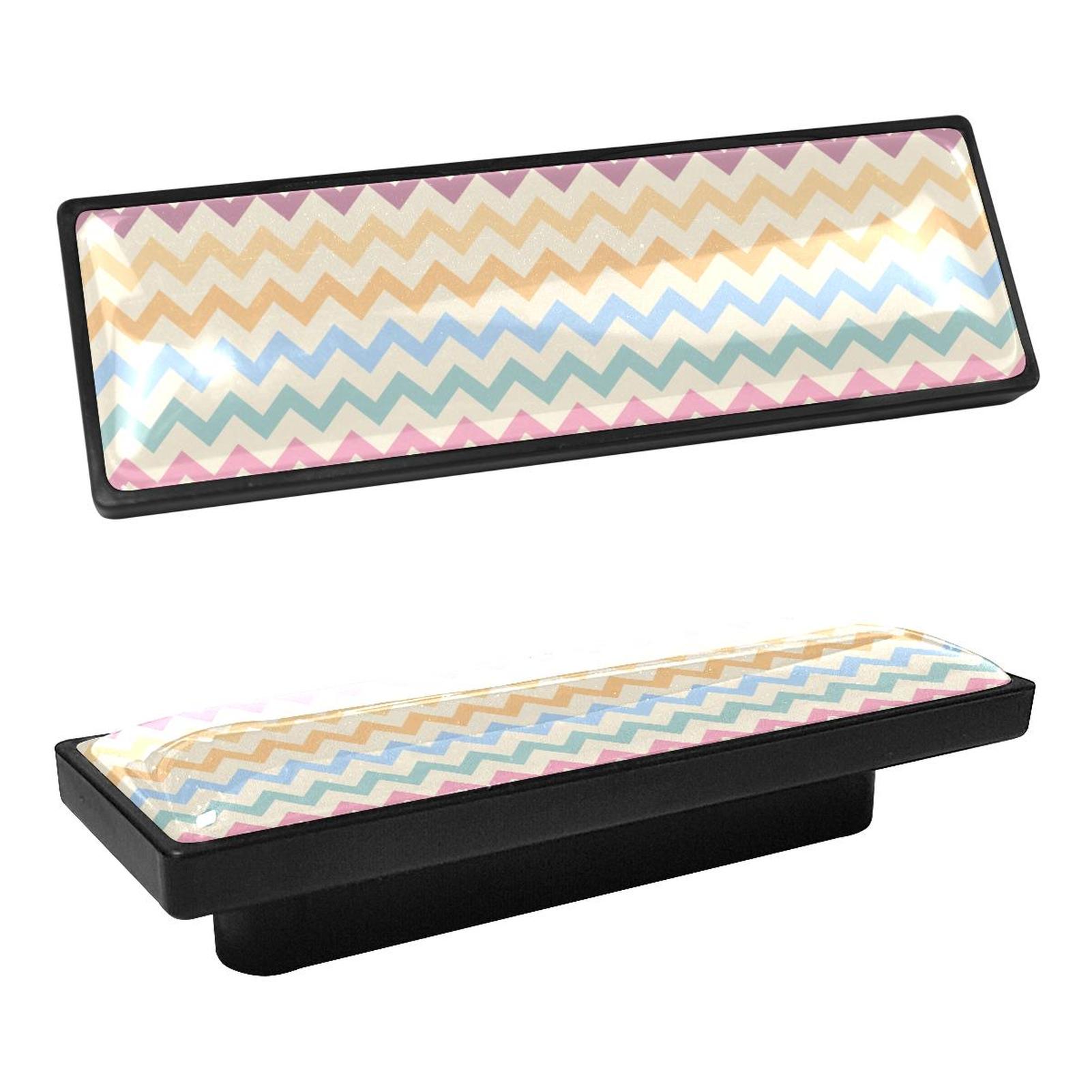 4 Pcs Rectangle Cabinet Handle Cupboard Knob Drawer Pulls Handle ...