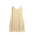 Byworldtasic Satin Nightshirts Sexy Silk Nightdress Spaghetti Strap ...