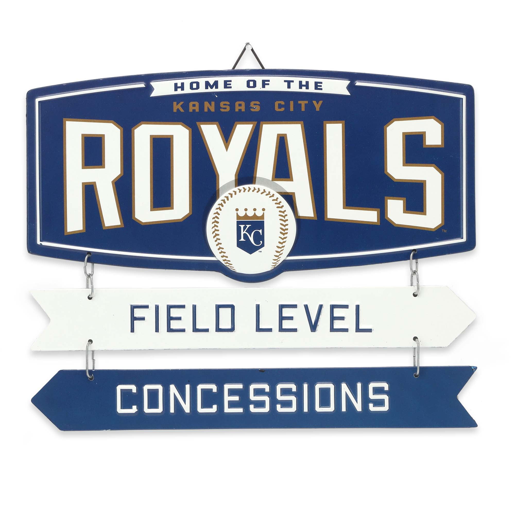 Kansas City Royals 11.8'' x 14.7'' Field Metal Sign - Walmart.com
