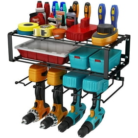 Stalwart 26 Bin Wall Mountable or Free Standing Tool Storage Rack ...