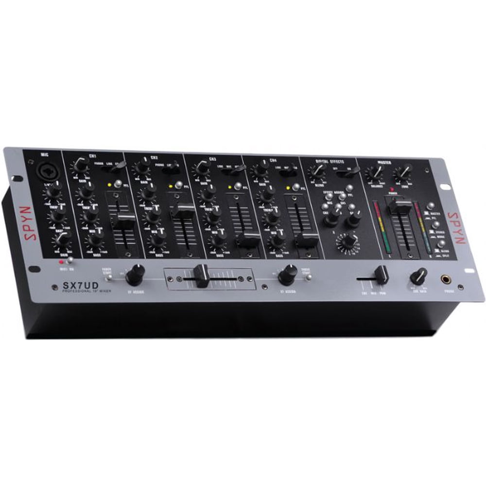 Spyn Pro Audio SX7UD 19-in Rack Mixer With Usb And Effects - Walmart ...