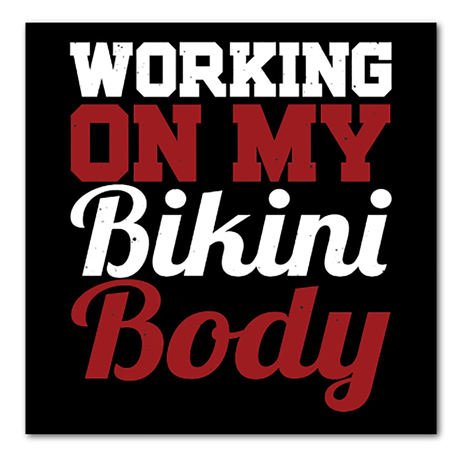 DistinctInk Custom Bumper Sticker - 4" x 4" Decorative Decal - Black ...