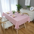 Easter Waterproof Tablecloth – 47x63in Pink Plastic Table Cover, Oil ...