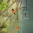 ACDANC Metal Frame Hummingbird Swings and Perches with Wooden Dowel ...