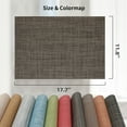 Howarmer PVC Woven Placemats, Set of 4, Heat-Resistant Table Mats for ...