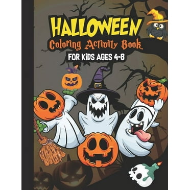 Halloween Coloring Book For Kids: A Collection of Coloring Pages with ...
