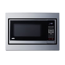 Summit Built-in Microwave with Trim Kit, Fits 24 Inch Spaces 1.2 cu.ft ...