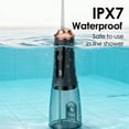 Hooyapik 300ml Large Capacity Home Oral Irrigator 9 Modes Water Flosser ...