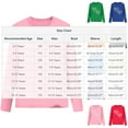 ITSAME Boys Girls Long Sleeve Top, Heart Graphic Crewneck Valentine's ...