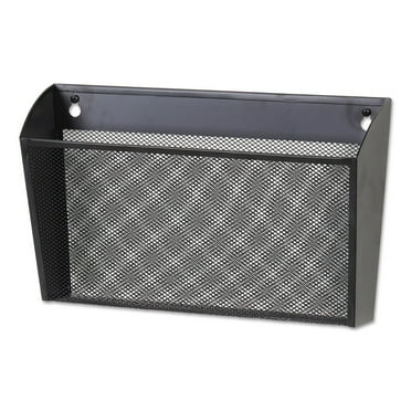 Universal Wall File, Add-on Pocket, Plastic, Black -UNV08122 - Walmart.com