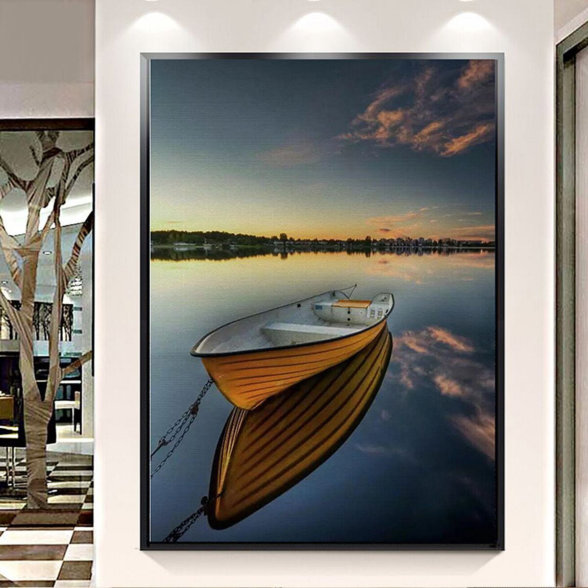 15 75 X11 81 Sea Boat Modern Canvas Print Painting Picture Artwork 15-75-x11-81-sea-boat-modern-canvas-print-painting-picture-artwork