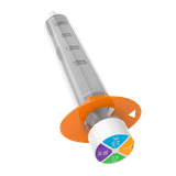 Equate Children's Medical Dosing Oral Syringe, 10 mL Capacity, Plastic ...