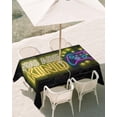 52x70 Inch Outdoor Tablecloth with Umbrella Hole Zipper Rectangle Video ...
