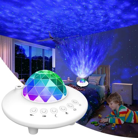 Pinci RGB LED Star Projector Galaxy Lighting ,Bubble Nebula Lamp with ...