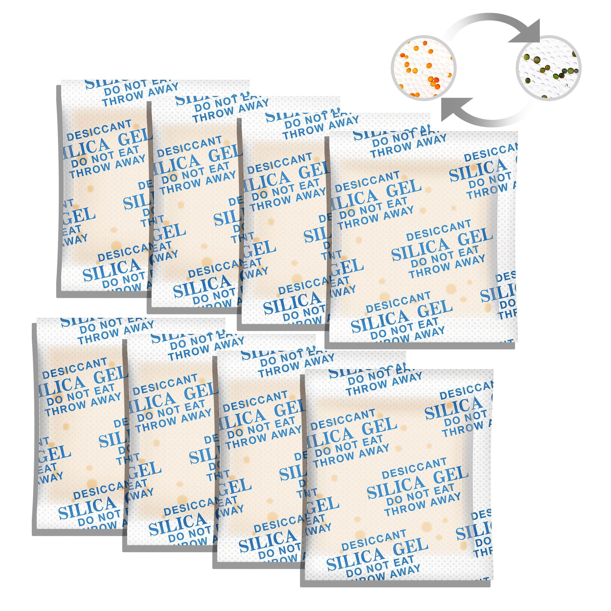 LotFancy 15 Packs 20 Gram Silica Gel Packets, Indicating Desiccant ... LotFancy 15 Packs 20 Gram Silica Gel Packets, Indicating Desiccant ...