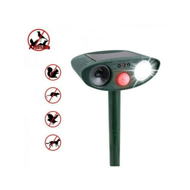 4 Pack Solar Animal Repeller Outdoor, Deer Deterrent with Red Lights ...