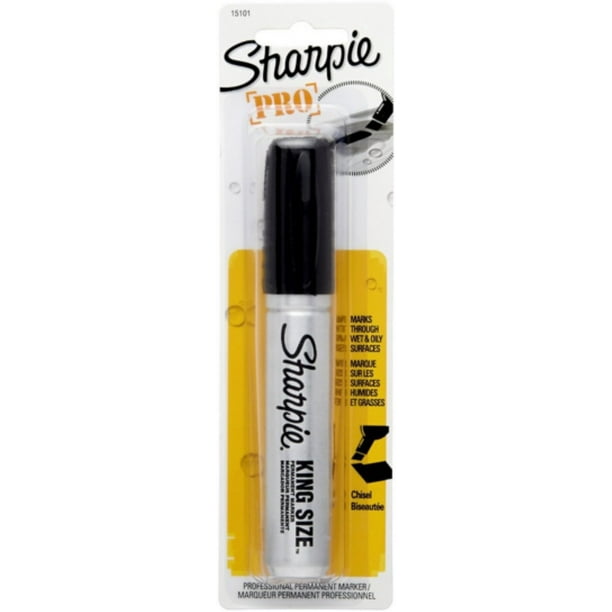 Sharpie King Size Permanent Marker, Black 1 ea (Pack of 2) - Walmart ...